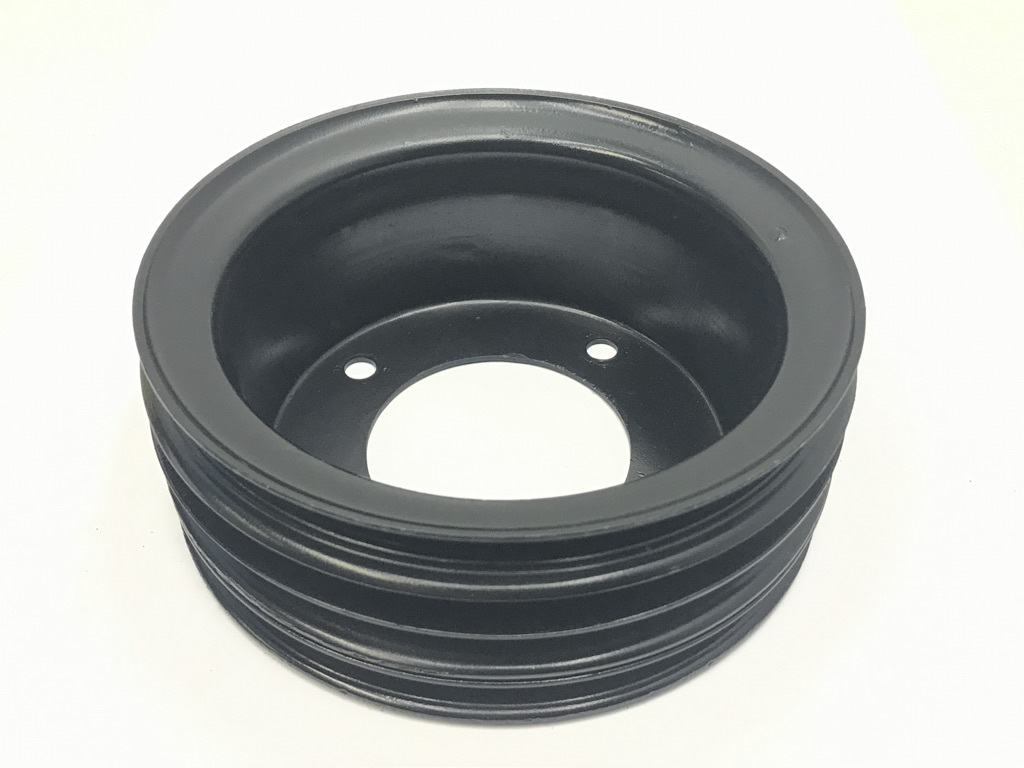 HOLDEN HQ HJ HX HZ WB V8 USED TRIPLE ROW CRANK PULLEY 253 308 4.2 5.0 LTR